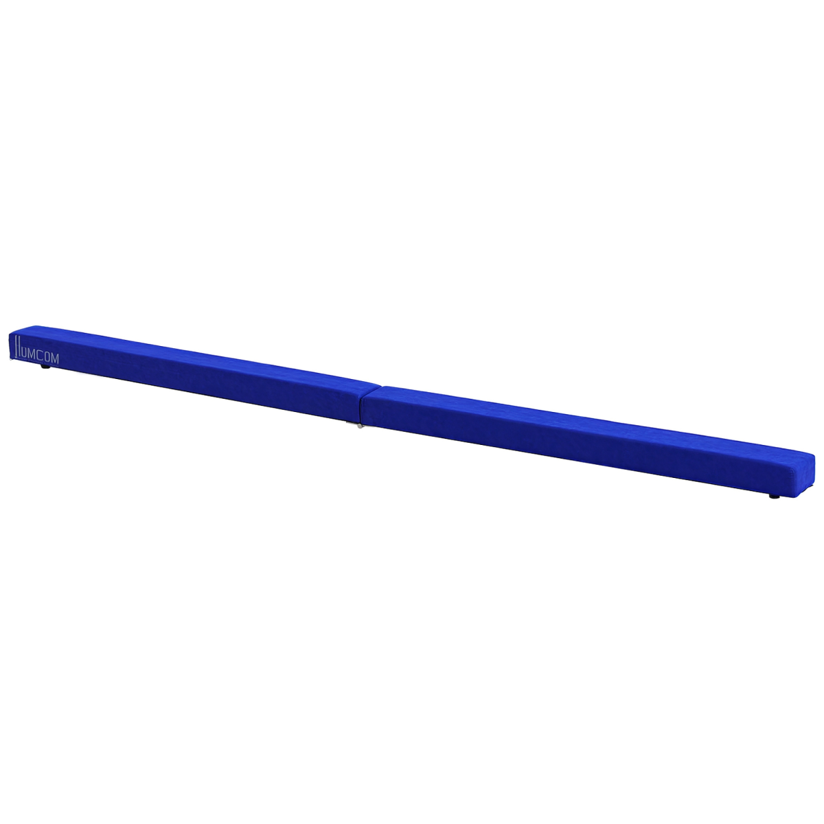 HOMCOM 2.1m Balance Beam Trainer Fold Performance Gymnastics, Blue ...