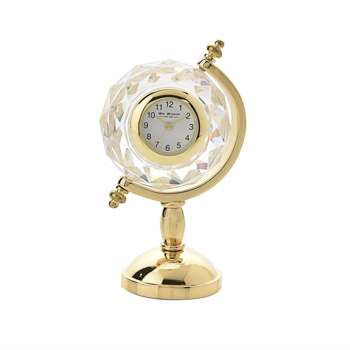 Wm.Widdop Miniature Clock - Globe — InStock
