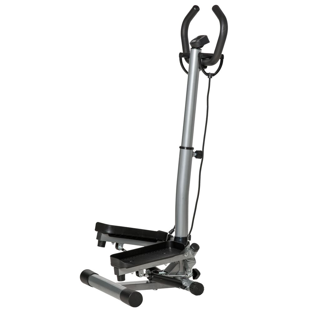 HOMCOM Adjustable Twist Stepper Step Machine For Home Gym Aerobic Work ...