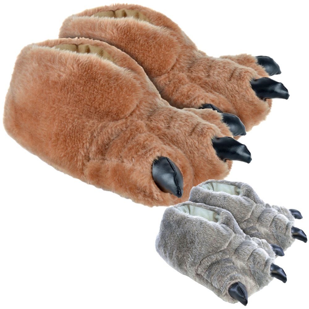 Slumberzzz Childrens Kids Monster Feet Slippers — InStock